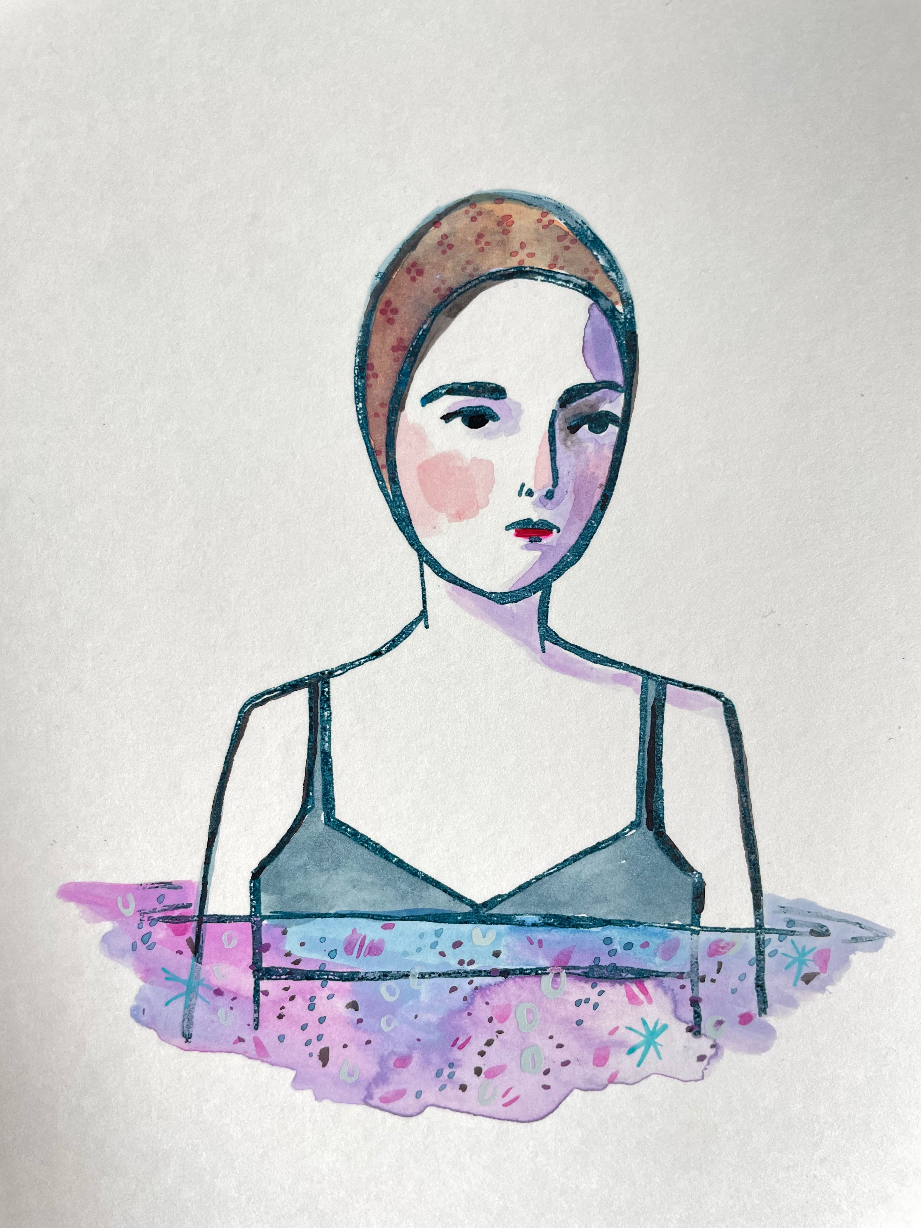 She swam in a sea of poetry – this is all I know