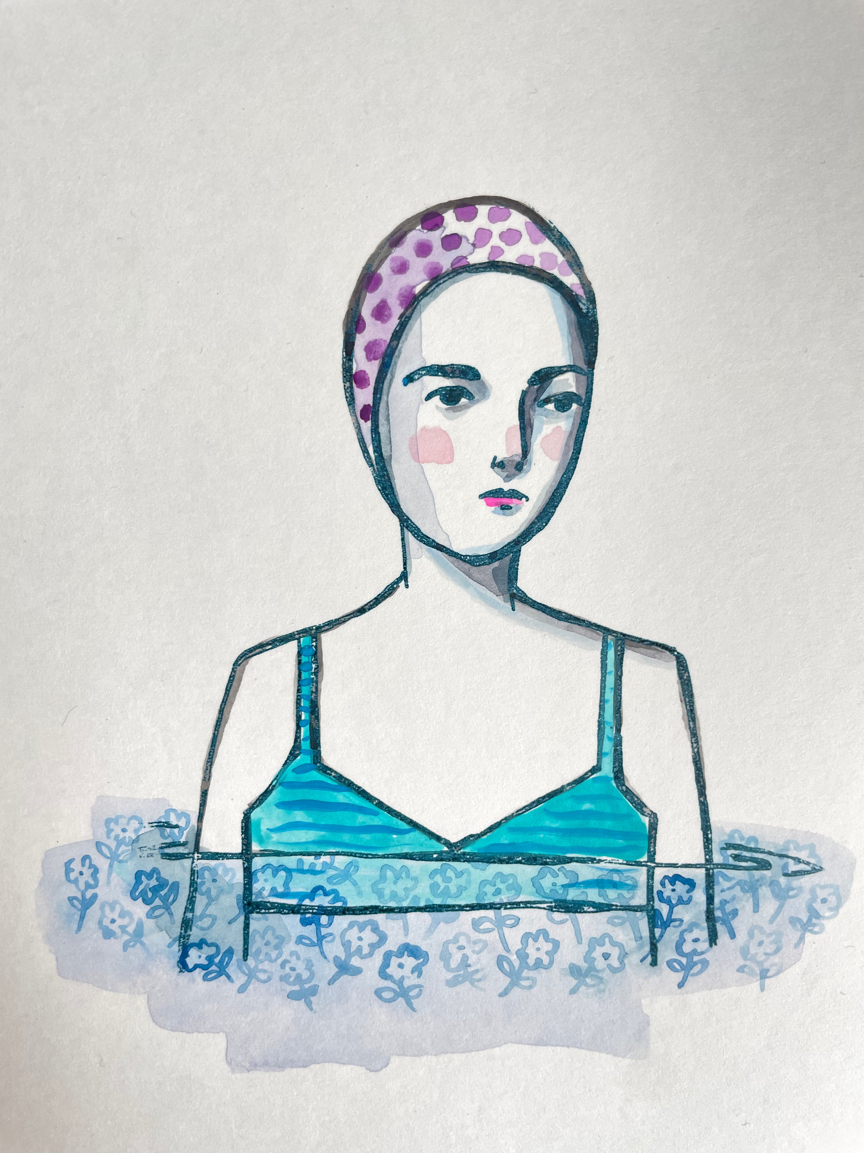 She swam in an ocean of beauty – this is all I know