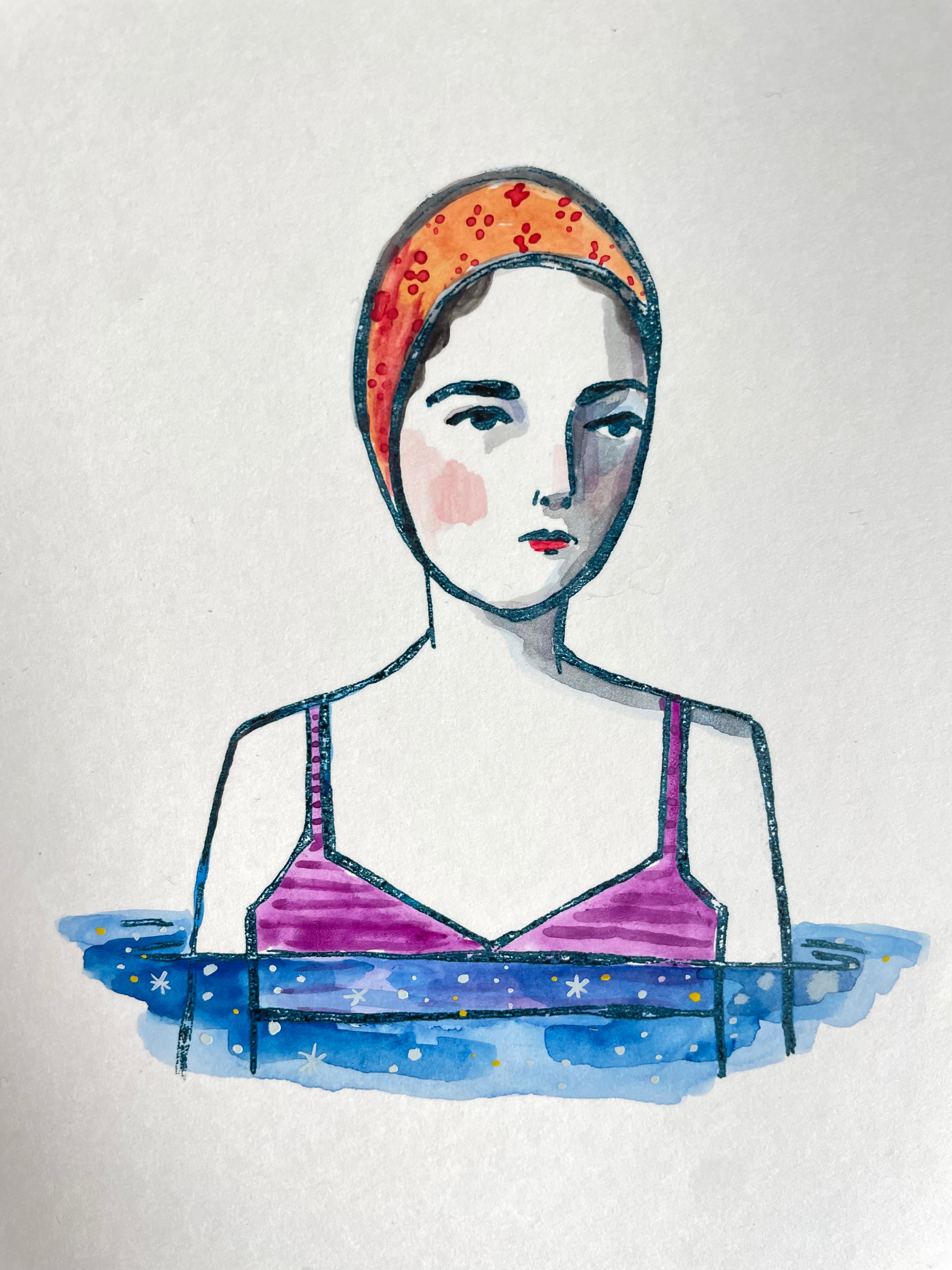 She swam in a sea of stars – this is all I know