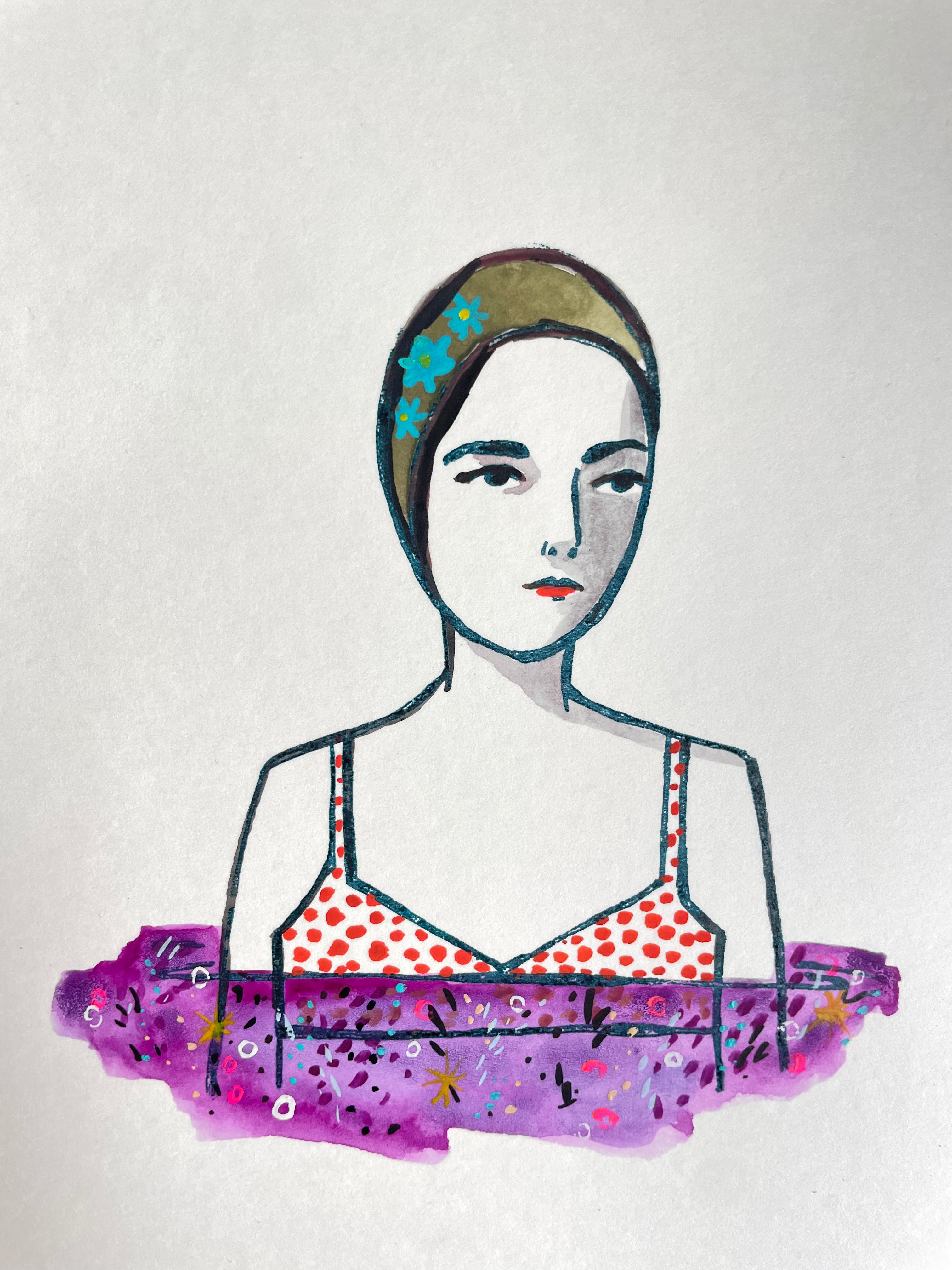 She swam in a ocean of magic – this is all I know
