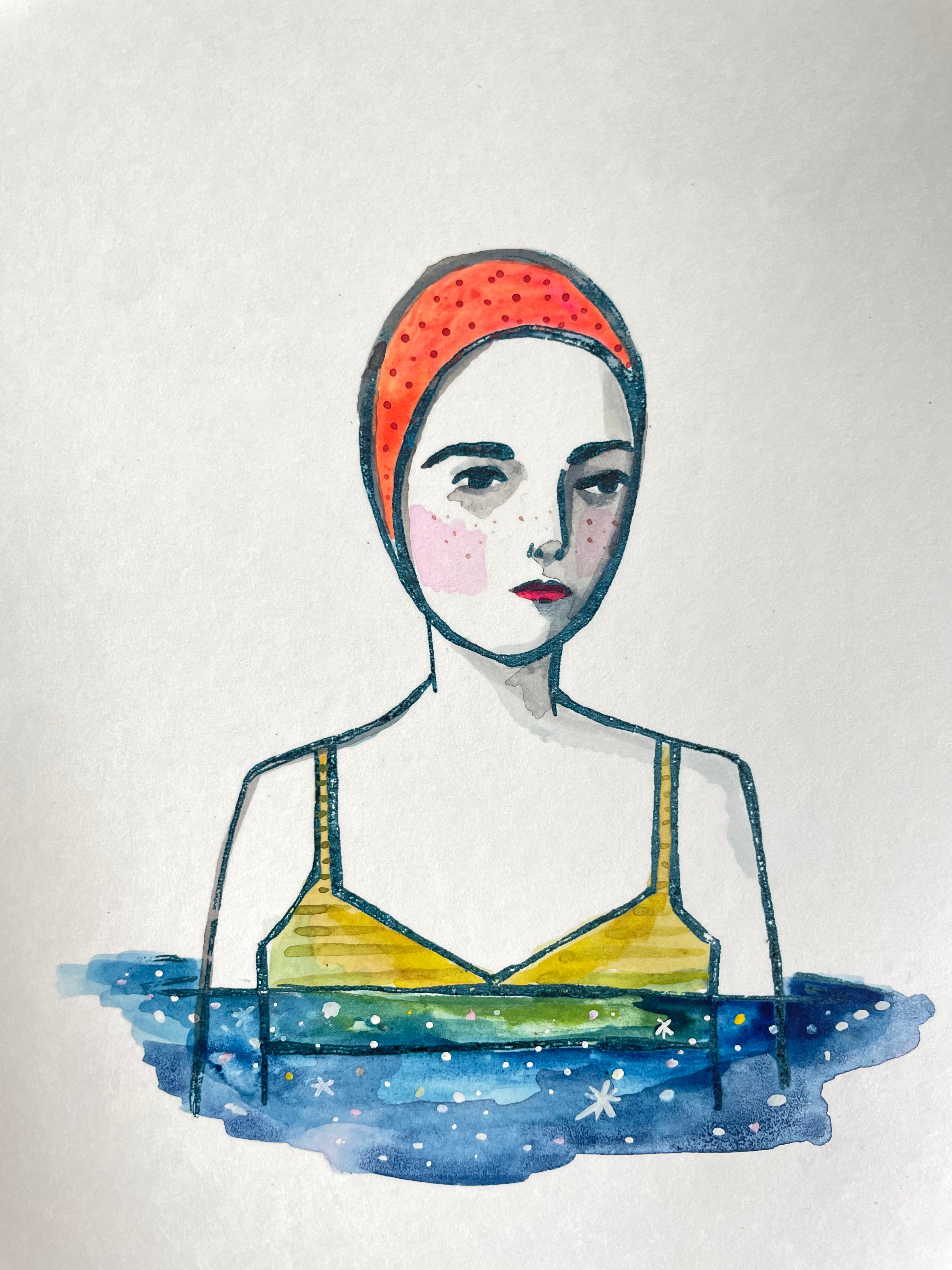 She swam in a sea of stars – this is all I know